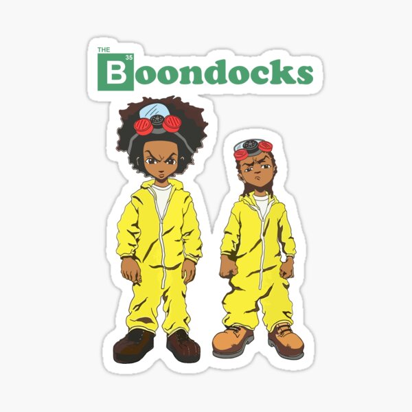 "The-Boondocks Parody Breaking-Bad Funny Shirt" Sticker for Sale by ...