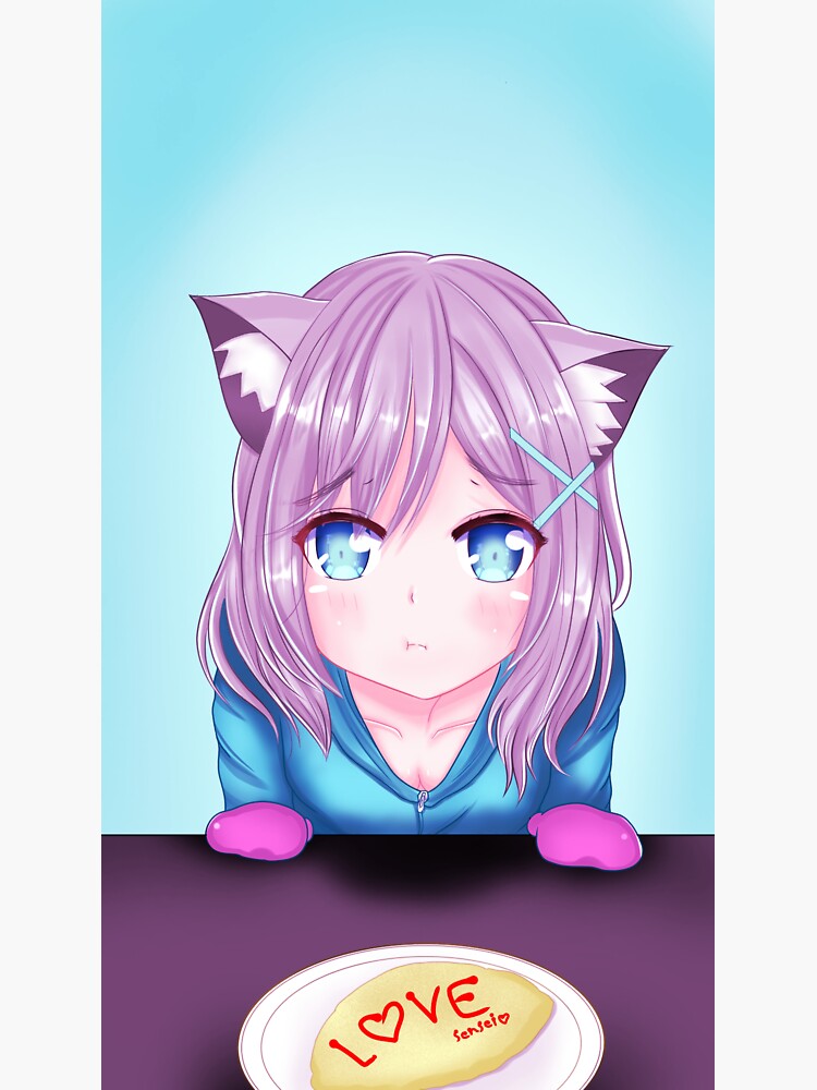 "Shiroko" Sticker for Sale by YLArts | Redbubble