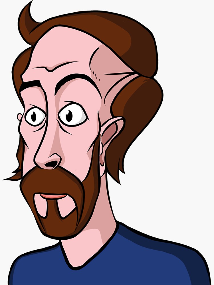 "Asmongold cartoon" Sticker by conghai6shop | Redbubble