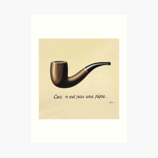 This Is Not A Pipe Art Prints | Redbubble