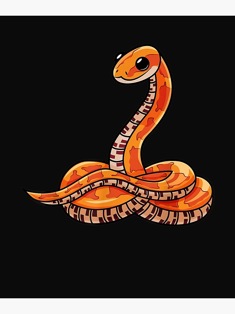 "Cute Corn Snake" Poster for Sale by TommyMorrison | Redbubble