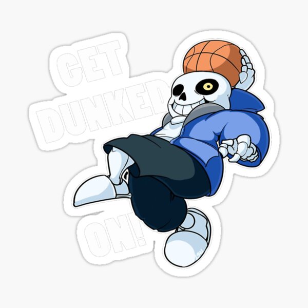 "Undertale Video Game Sans Get Dunked On!" Sticker for Sale by ...
