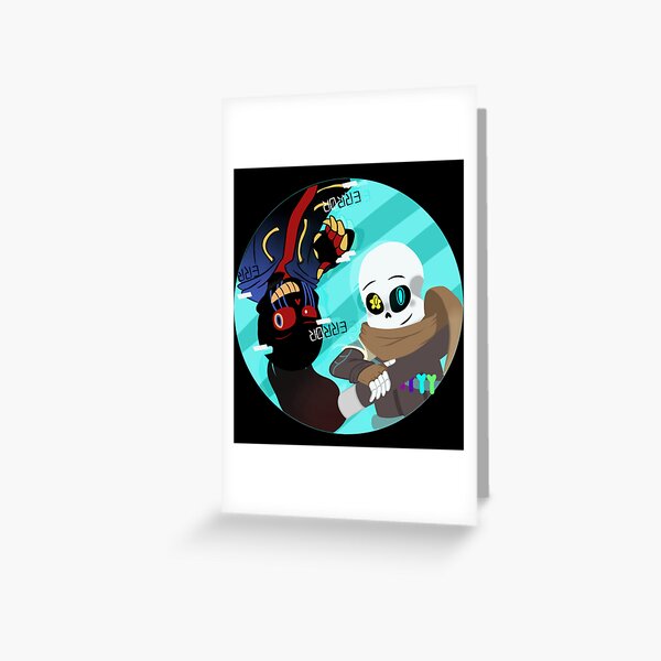 "Undertale Game - Ink X Error Sans" Greeting Card for Sale by ...