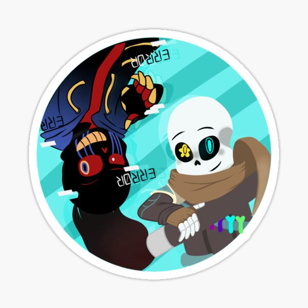 "Undertale Game - Ink X Error Sans" Sticker for Sale by ZacharyDennis9 ...