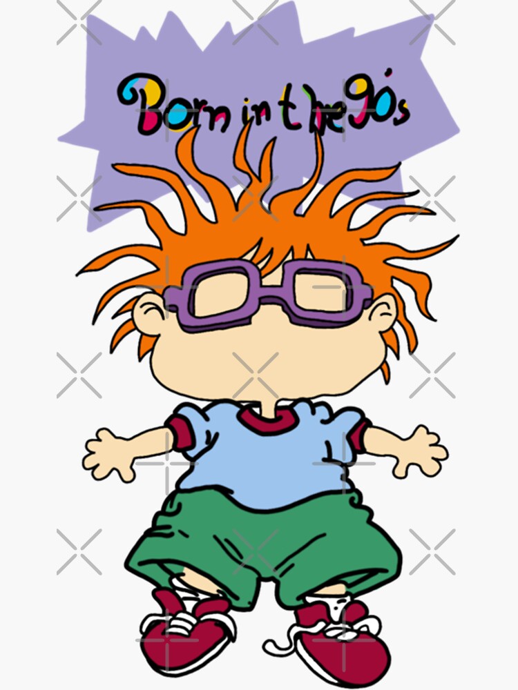 "Rugrats Cartoon - Charles Edward Born In The 90s" Sticker for Sale by ...