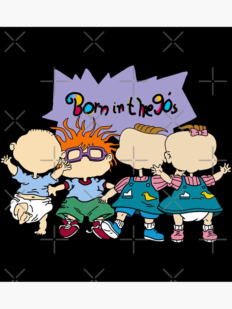 "Rugrats Cartoon Characters Born In The 90s" Poster for Sale by ...