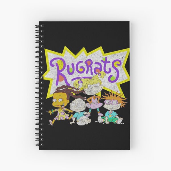 "Nickelodeon Rugrats Cartoon Vintage Group Shot Logo" Spiral Notebook ...