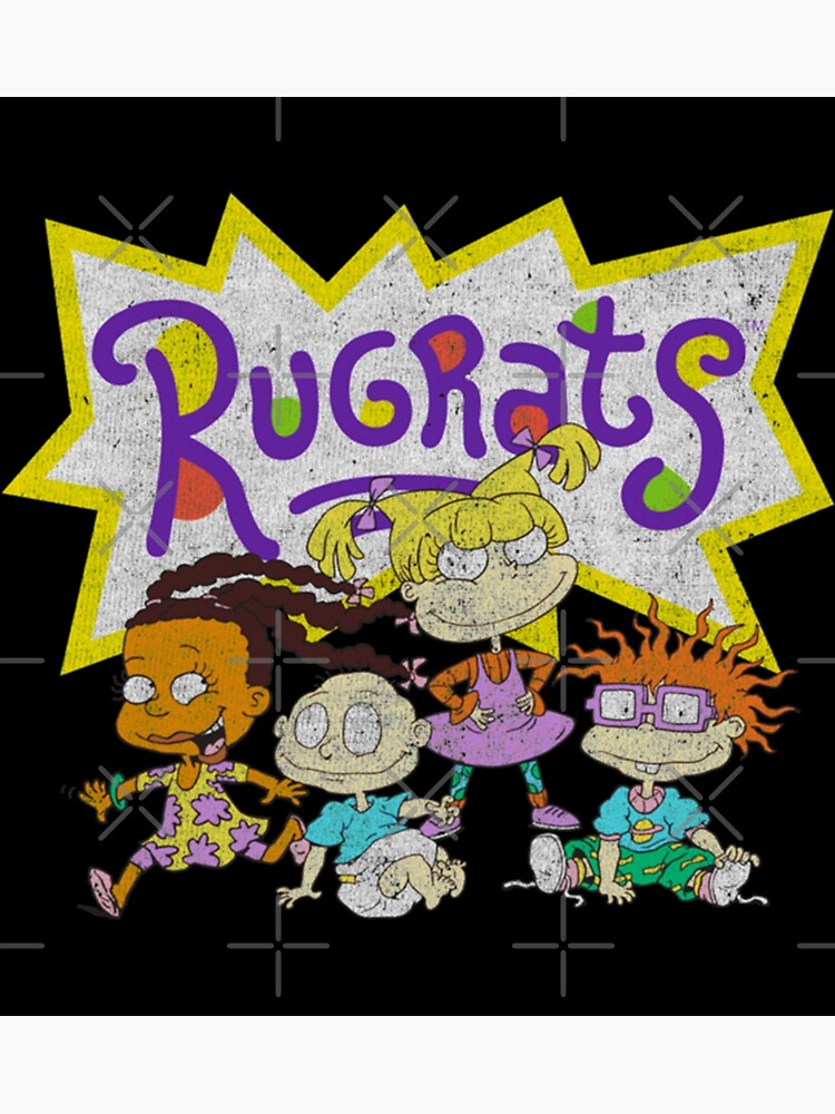 "Nickelodeon Rugrats Cartoon Vintage Group Shot Logo" Art Print by ...