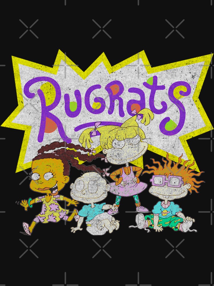 "Nickelodeon Rugrats Cartoon Vintage Group Shot Logo" T-shirt for Sale ...