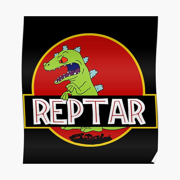 "Vintage Rugrats Cartoon - Reptar" Poster for Sale by KennethDaniel7 ...