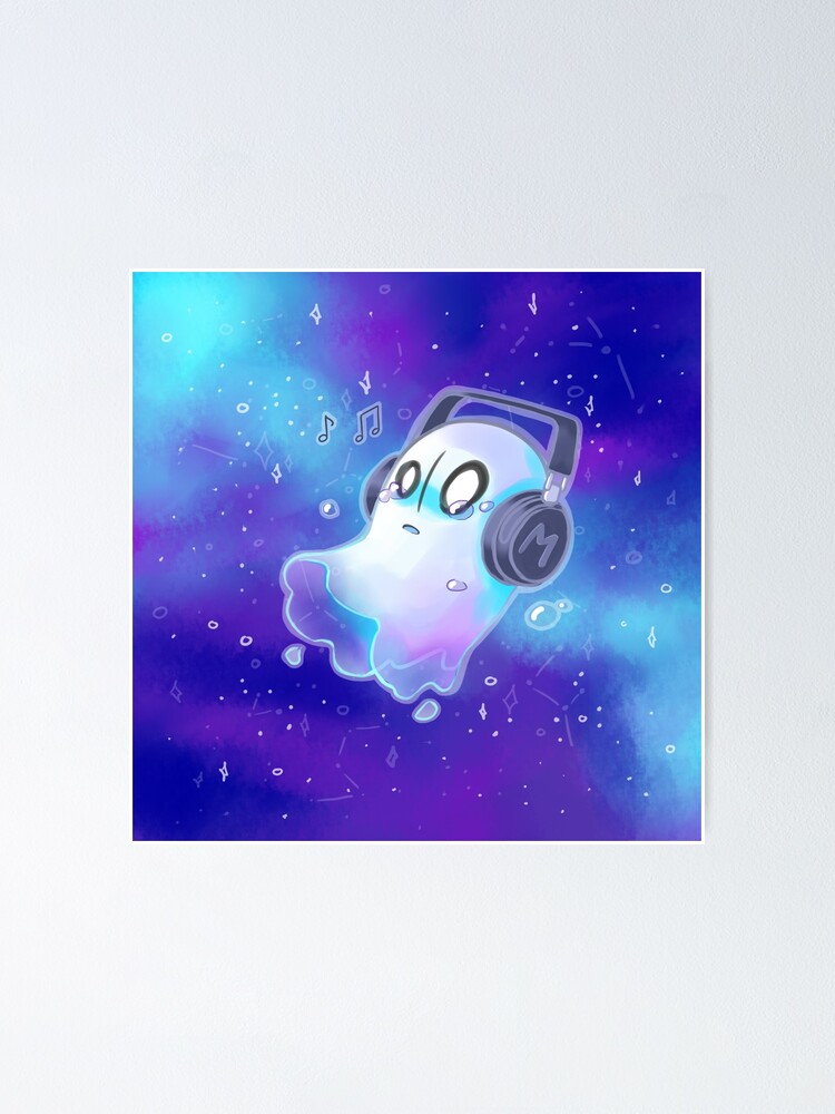 "Napstablook" Poster for Sale by deadlykitten | Redbubble