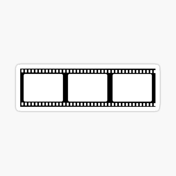 "Movie Reel Pattern for your Favorite Film" Sticker for Sale by Popular ...