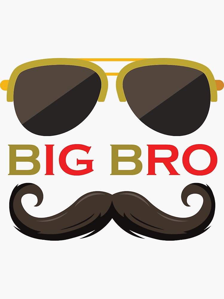 "Big Bro Logo " Sticker by BigBroHub | Redbubble