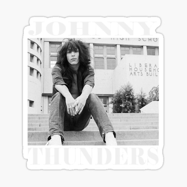 "Black -johnny-thunders- Classic" Sticker for Sale by Jacqueline1888 ...