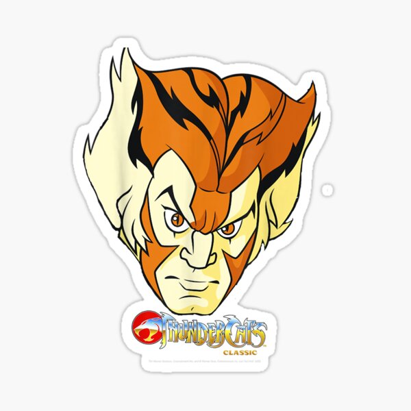 "Thun.der.cats Tygrazz Big Face" Sticker for Sale by lindadmvken ...