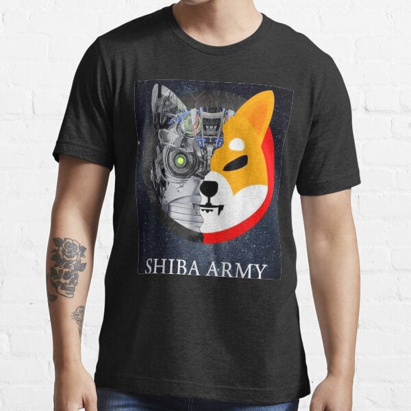 "SHIBA ARMY shibu inu crypto currency meme" T-shirt for Sale by ...