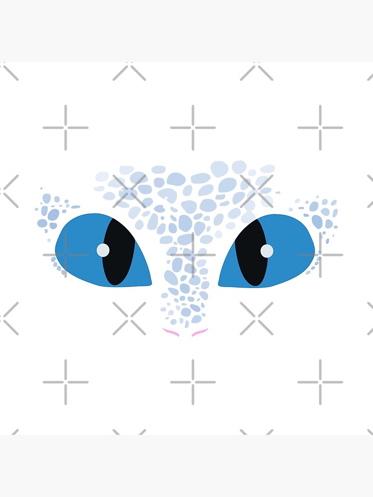 "Light Fury Eyes | Light Fury | How to Train Your Dragon" Poster for ...