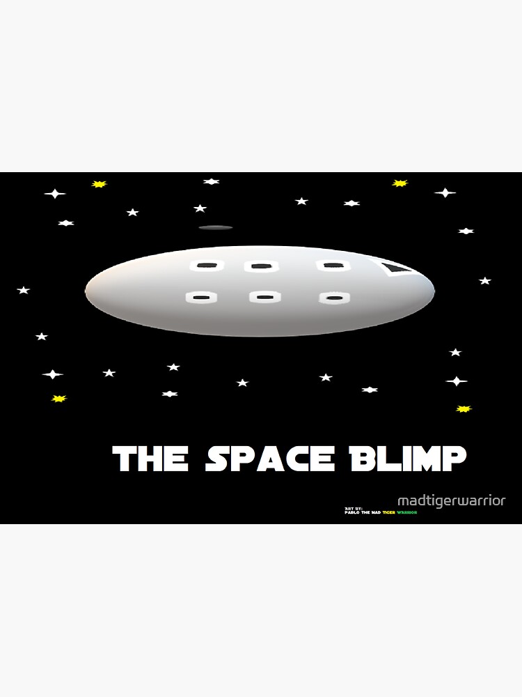 "The Space Blimp" Sticker for Sale by madtigerwarrior | Redbubble