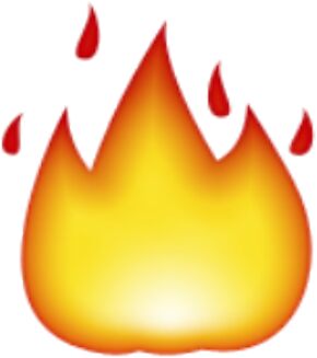 Emoji Fuego: Pegatinas | Redbubble