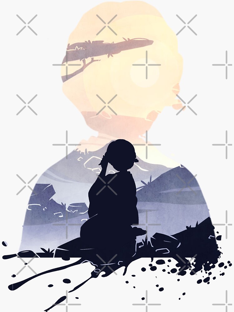 "Demon Slayer Anime Tamayo Beautiful Lady" Sticker by MalorieDaniell3 ...