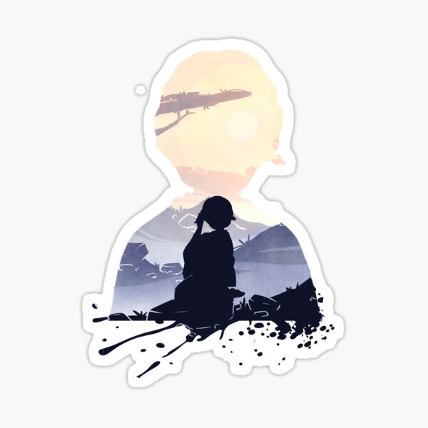 "Demon Slayer Anime Tamayo Beautiful Lady" Sticker by MalorieDaniell3 ...