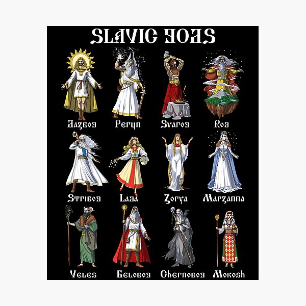 "Slavic Pagan Gods" Photographic Print for Sale by underheaven | Redbubble