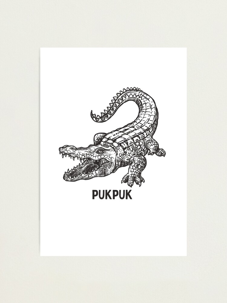 "Pukpuk Crocodile - Papua New Guinea" Photographic Print for Sale by ...