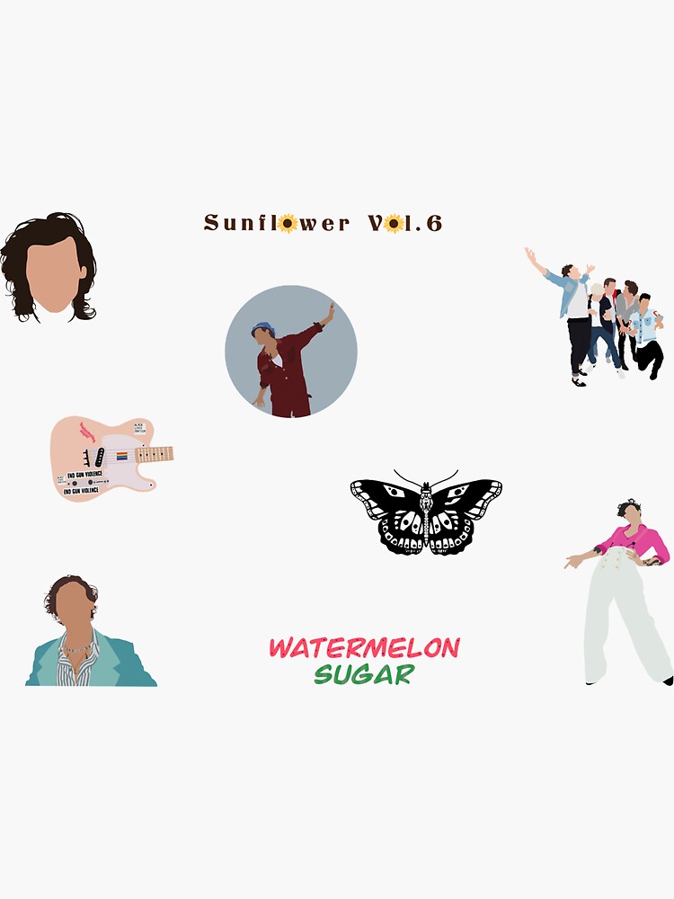 "Harry Styles sticker pack" Sticker for Sale by printsbyh | Redbubble