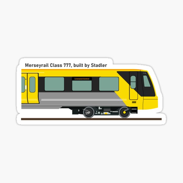 "Merseyrail Class 777 profile" Sticker for Sale by EngPhotography ...