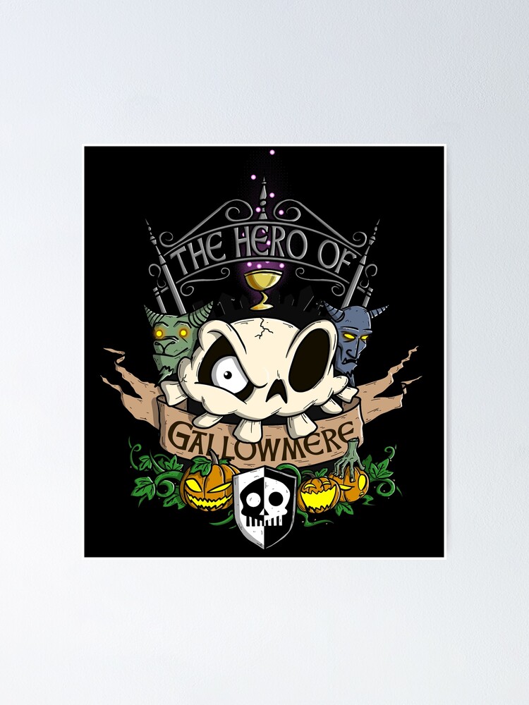 "The Hero of Gallowmere" Poster by Michl-Merch | Redbubble