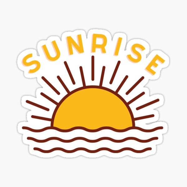 "Sunrise " Sticker by ATLAS-01 | Redbubble