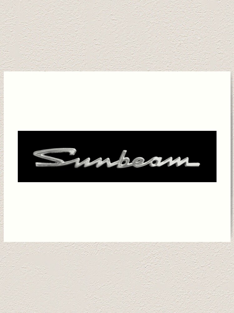 "Sunbeam classic car logo" Art Print for Sale by soitwouldseem | Redbubble