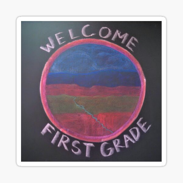 "Welcome First Grade" Sticker for Sale by brusling | Redbubble