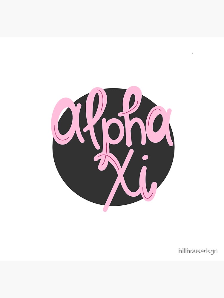"Alpha Xi sorority design" Sticker by hillhousedsgn | Redbubble