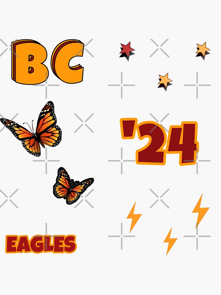 "Boston College Class of 24 Sticker Pack" Sticker by brookeee101 ...