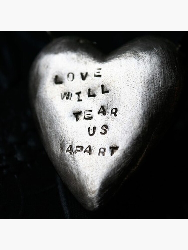 "Joy Division - Love will tear us apart" Canvas Print by dicetomato1 ...