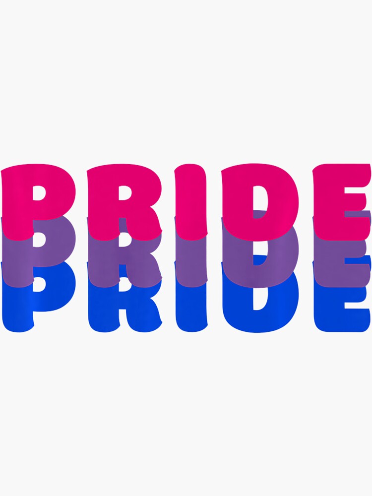 Bi Pride Bisexual Flag Lgbt Bisexuality Sticker By Connorbentley