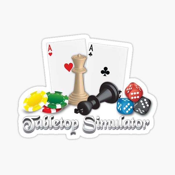"Tabletop Simulator Sticker" by kattycake | Redbubble