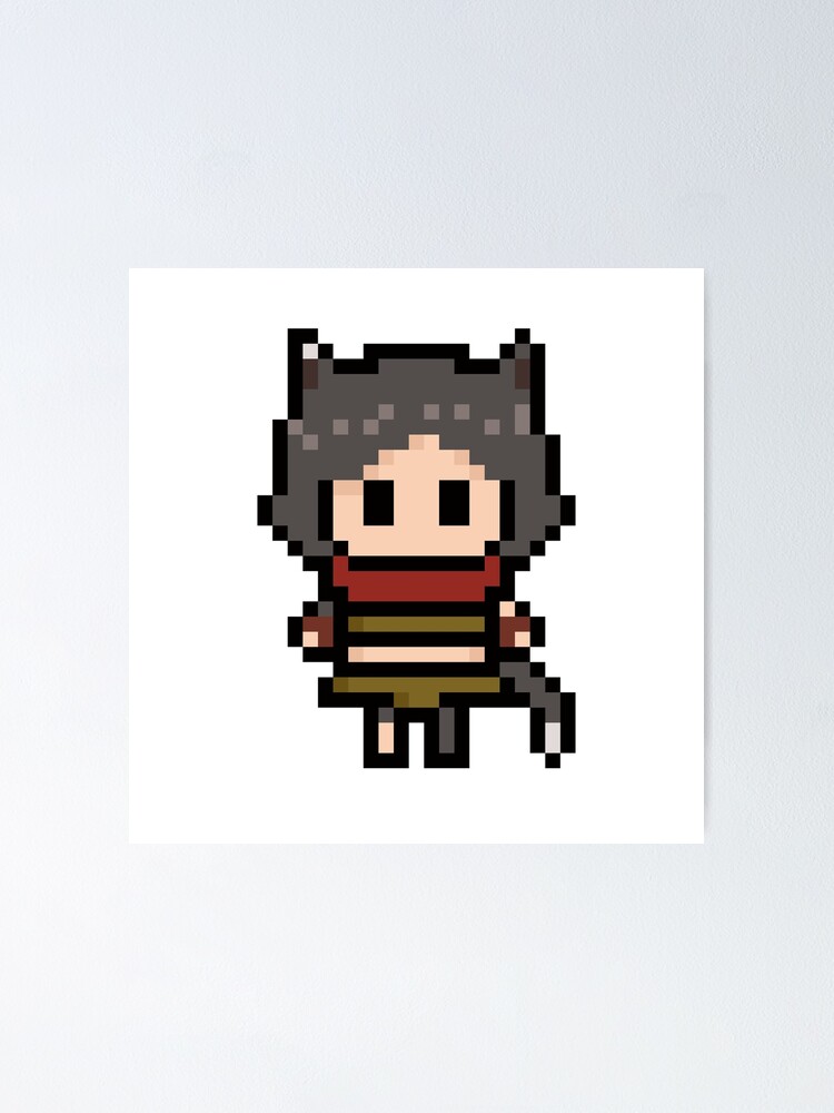 "Izutzumi Dungeon Meshi Delicious in the Dungeon Pixel Art" Poster for ...