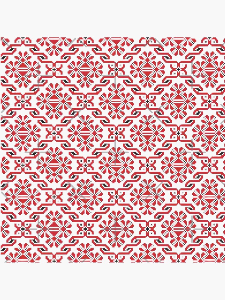 "Eastern Europe Pattern, Traditional Folk, Folklor" Sticker for Sale by ...