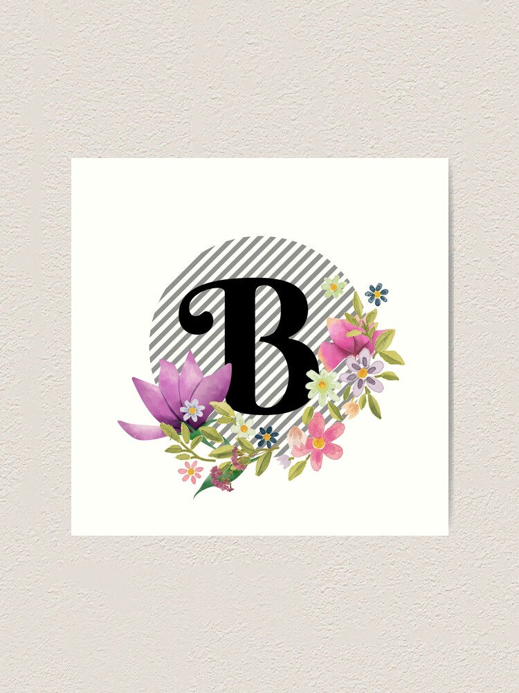 Lámina artística «Mayúsculas iniciales de la letra B en mayúsculas ...