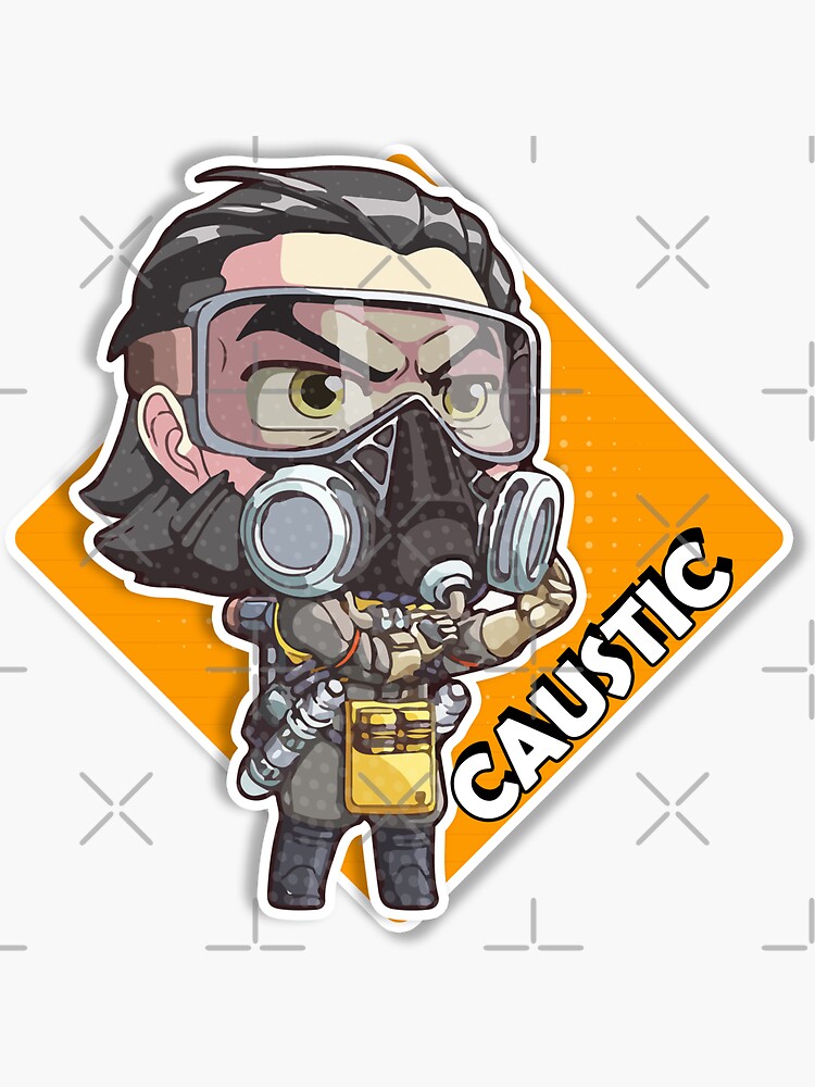 "Apex Legends Caustic" Sticker for Sale by ToxicMonkeys09 | Redbubble