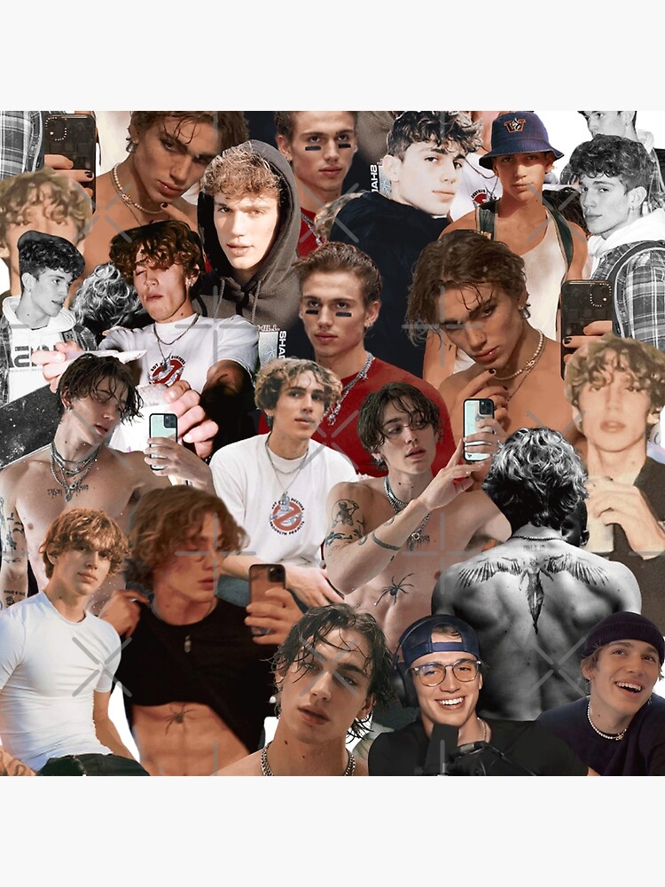 "vinnie hacker photo collage " Art Print for Sale by mahmoudrakha ...