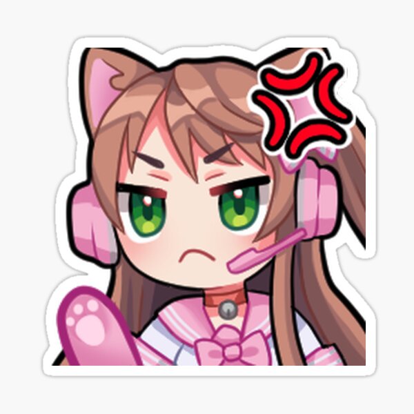 "Kitty Rage " Sticker for Sale by KittyKrystl | Redbubble