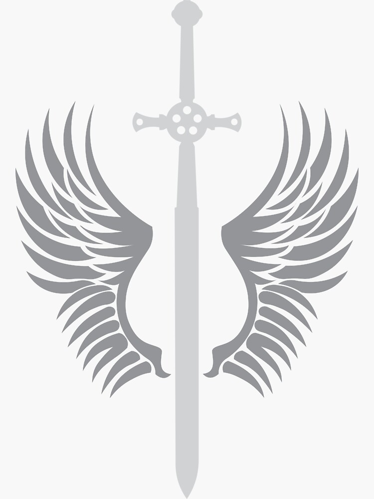 "Sword with wings,Dark guards,The sword that protects from darkness ...