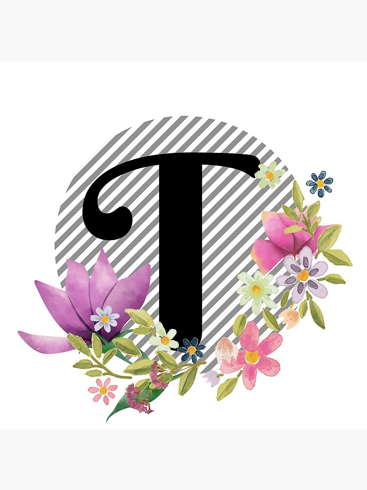Lámina fotográfica «Mayúsculas iniciales de la letra T en mayúsculas ...