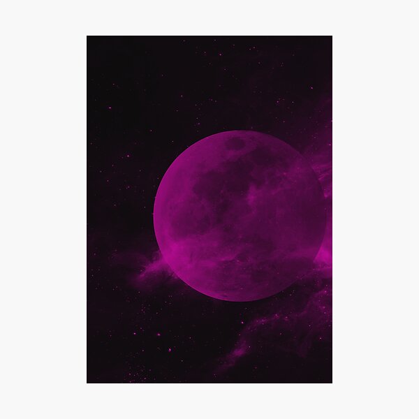 Impression photo « Planète, planète violette, Terre, terre violette ...