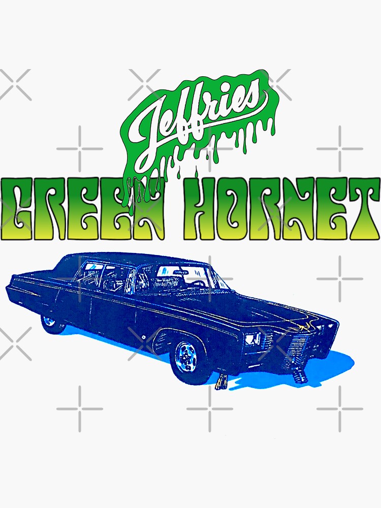 "Green Hornet Black Beauty Dean Jeffries T-shirt" Sticker for Sale by ...