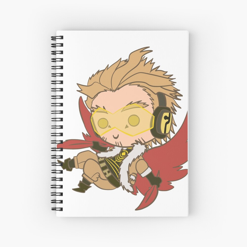 "Hawks - Keigo Takami - BNHA MHA inspired chibi" Spiral Notebook for ...