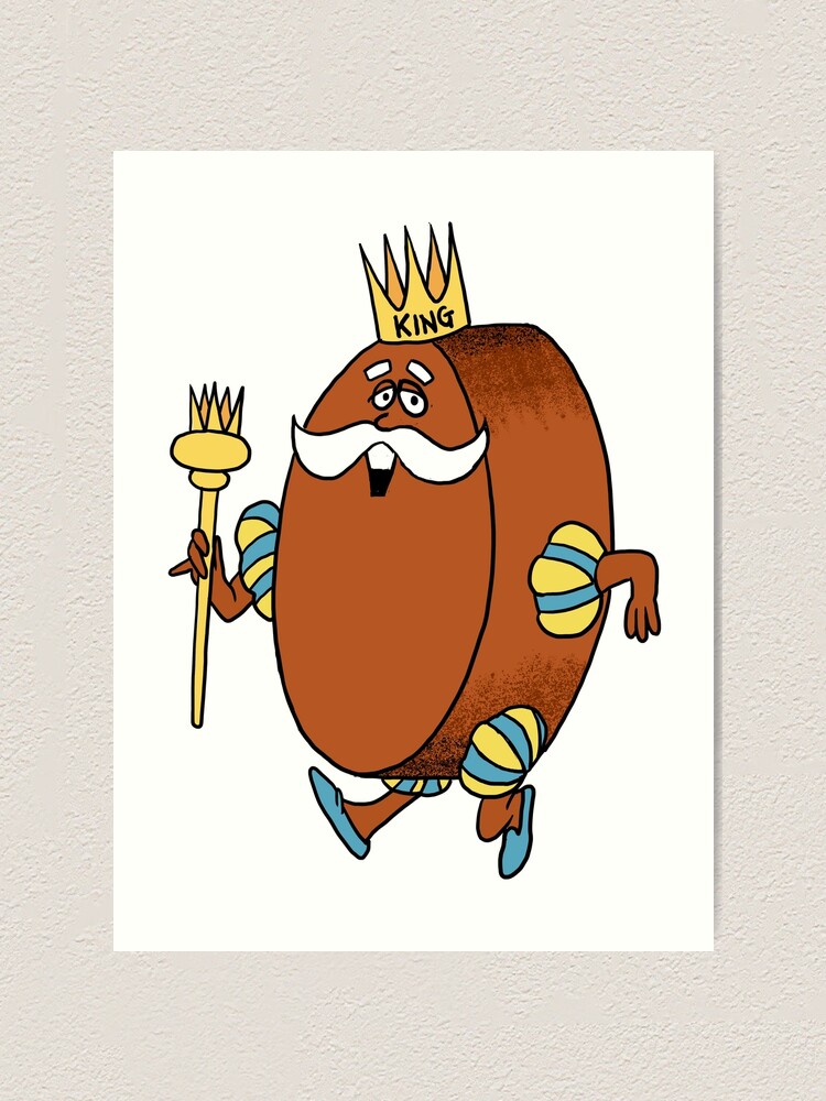 "Defunct King Ding Dong the Kid Cartoon Snack Cake Mascot Character ...